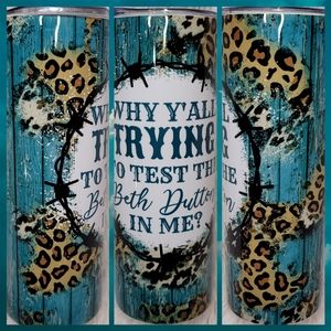 Kitchen | Yellowstone Dutton Ranch Beth Dutton Sublimated Tumbler W Lid ...